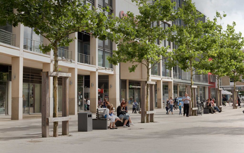 Die Stadtmitte von Wolfsburg